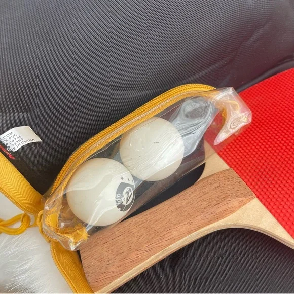 Volcom Brand ‘91 Vintage Ping Pong Paddle and balls in carrying case